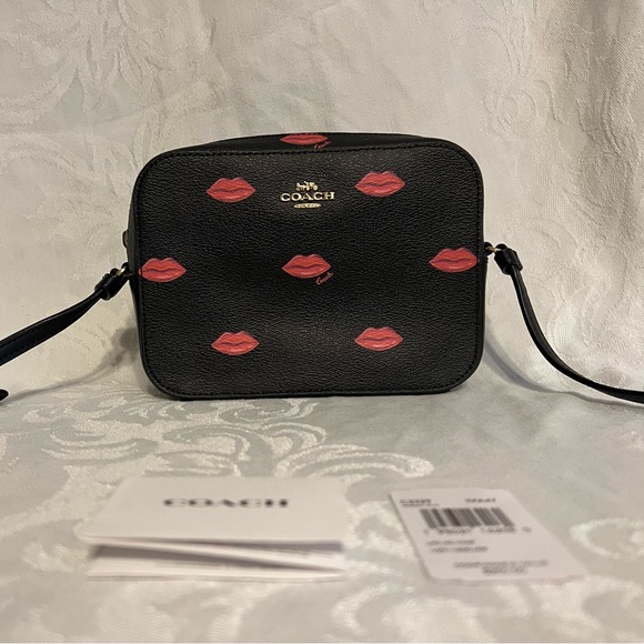 Coach | Bags | Coach Leather Mini Camera Bag Crossbody In Black With ...